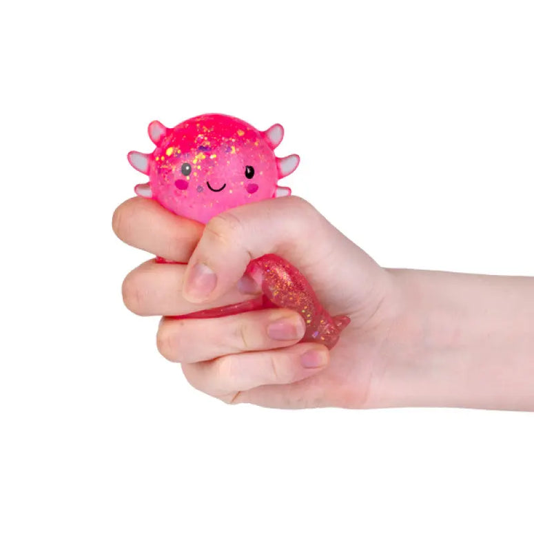 Squishy Glitter Axolotl – Squish Fiddle